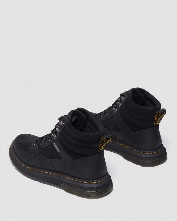 Dr. Martens Crewson Chukka Padded Leather Boots In Black 