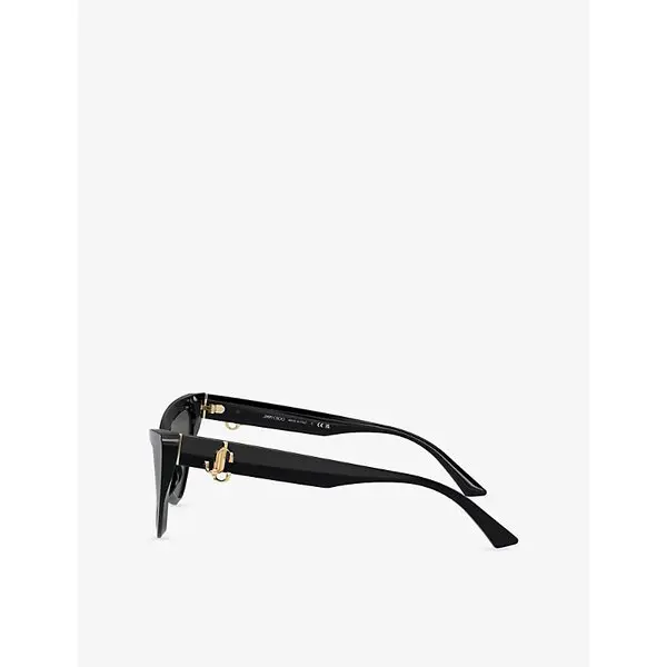 JIMMY CHOO Jc5008 Cat-eye Sunglasses - Black