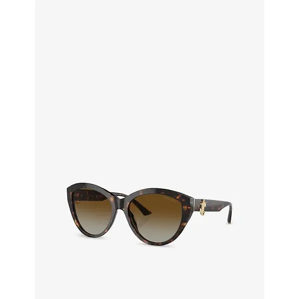 JIMMY CHOO Jc5007 Phantos-frame Sunglasses - Brown