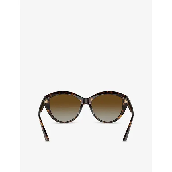 JIMMY CHOO Jc5007 Phantos-frame Sunglasses - Brown