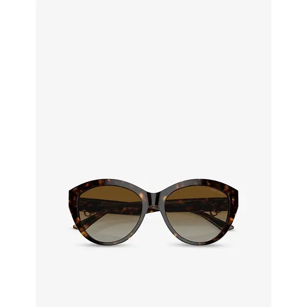 JIMMY CHOO Jc5007 Phantos-frame Sunglasses - Brown