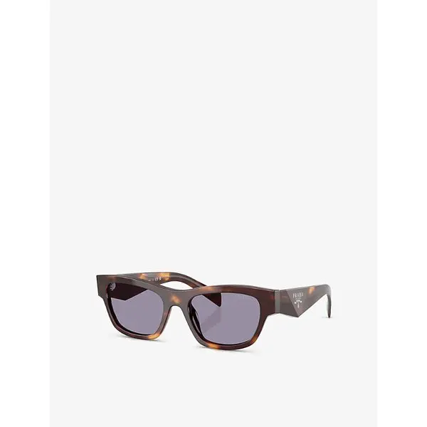 Prada Square-shape Acetate Sunglasses