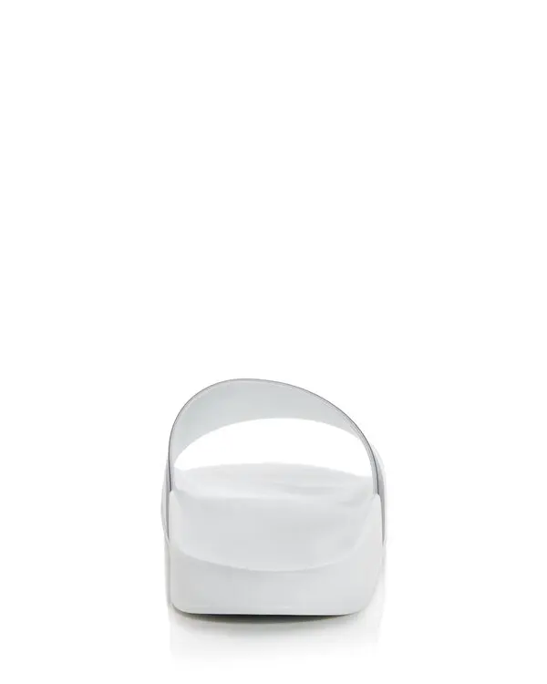 Moncler Basile Slide Sandals - White