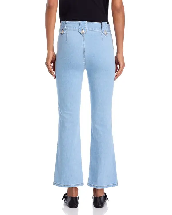 Derek Lam 10 Crosby Robertson Cropped Sailor Jeans
