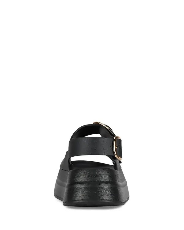 Mackage Blithe Belted Wool Coat - Black/gold
