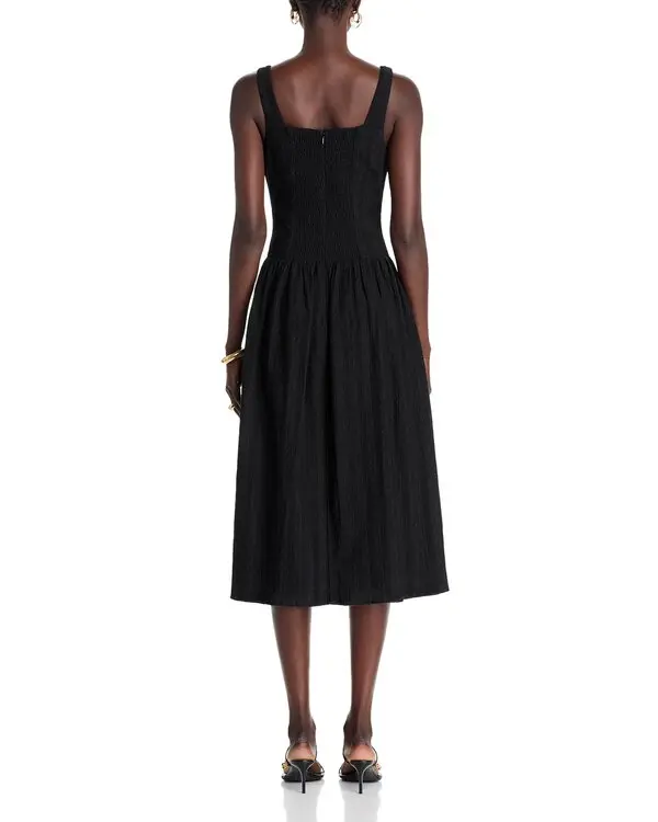 WAYF Eve Eyelet Midi Dress