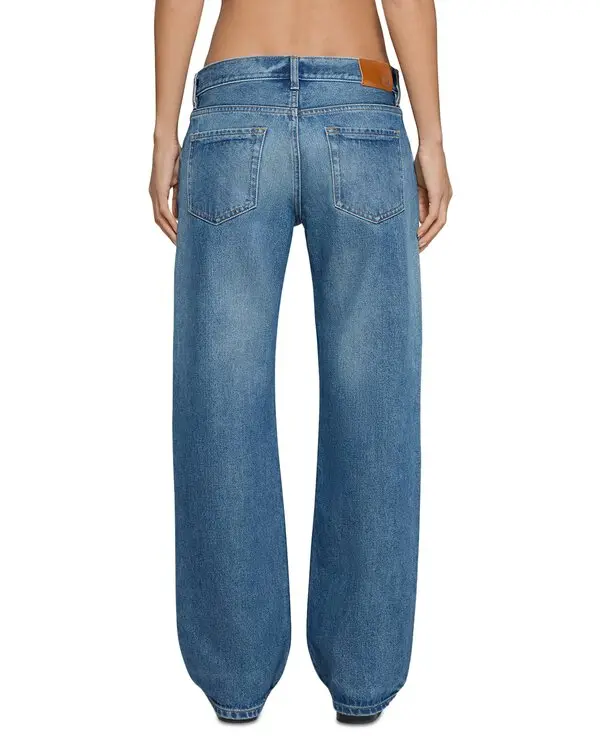 EB DENIM Low Rise Baggy Straight Jeans