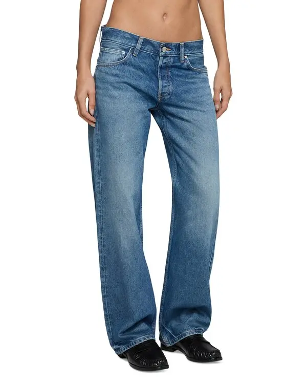 EB DENIM Low Rise Baggy Straight Jeans