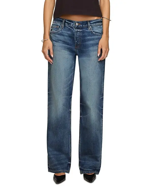 EB DENIM Low Rise Baggy Straight Jeans - Tommy