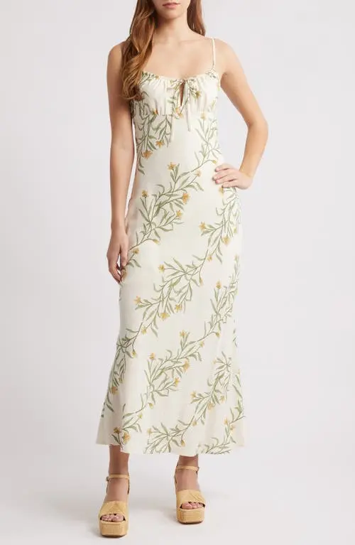 knee length dresses for ladies Moon River Multi Pattern Ric Rac Trim Midi Dress  Belle Boutique OC