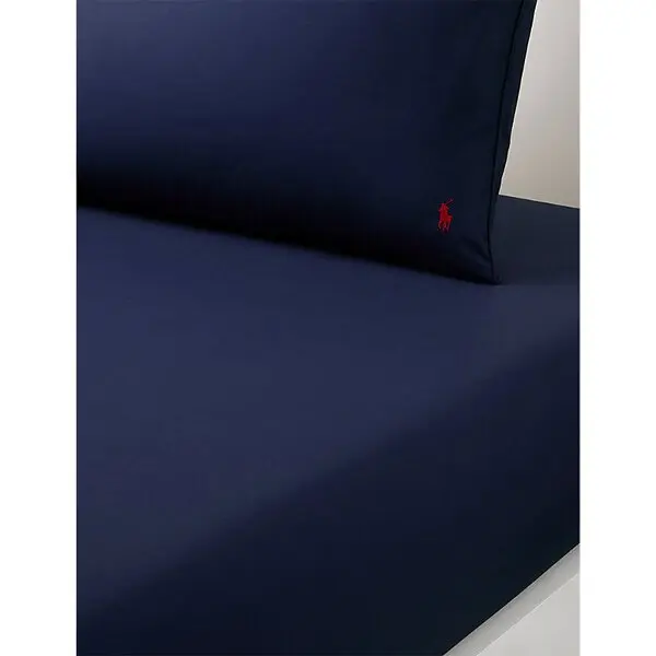 Ralph Lauren Polo Player Cotton Fitted Sheet - Newport
