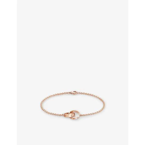 CARTIER Love 18ct Chain Bracelet - Rose Gold