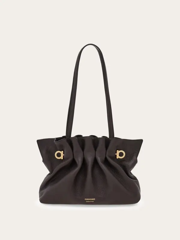 FERRAGAMO Soft Shoulder Bag - Brown