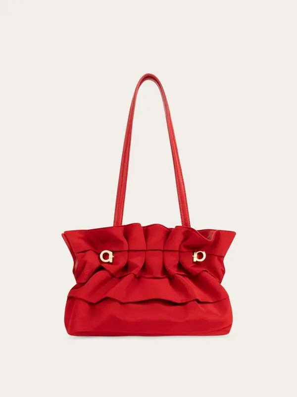 FERRAGAMO Soft Shoulder Bag - Red