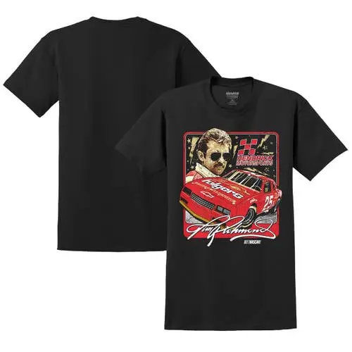 HENDRICK MOTORSPORTS TEAM COLLECTION Tim Richmond Folgers Car Tri-blend T-shirt - Black