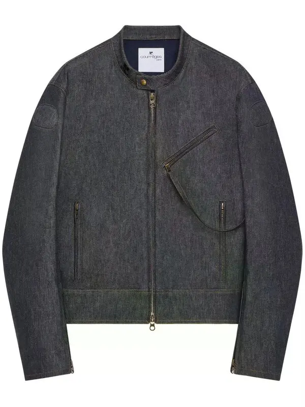 COURREGES Denim Bomber Jacket