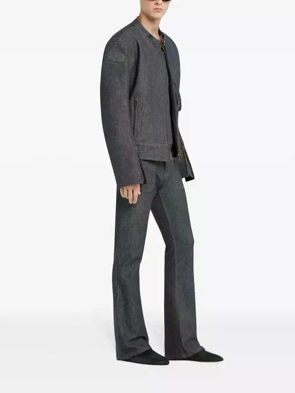 COURREGES Denim Bomber Jacket