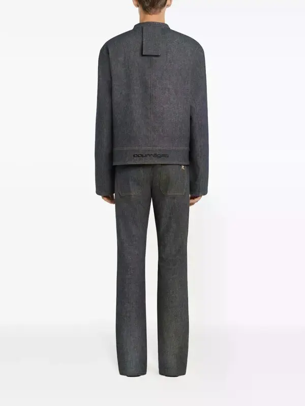 COURREGES Denim Bomber Jacket