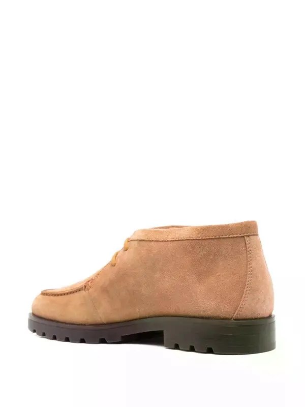 Santoni Suede Derby Shoes