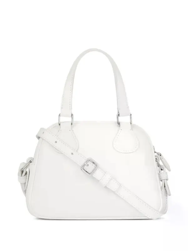 COURREGES Mini Ac Stud Tote Bag - White
