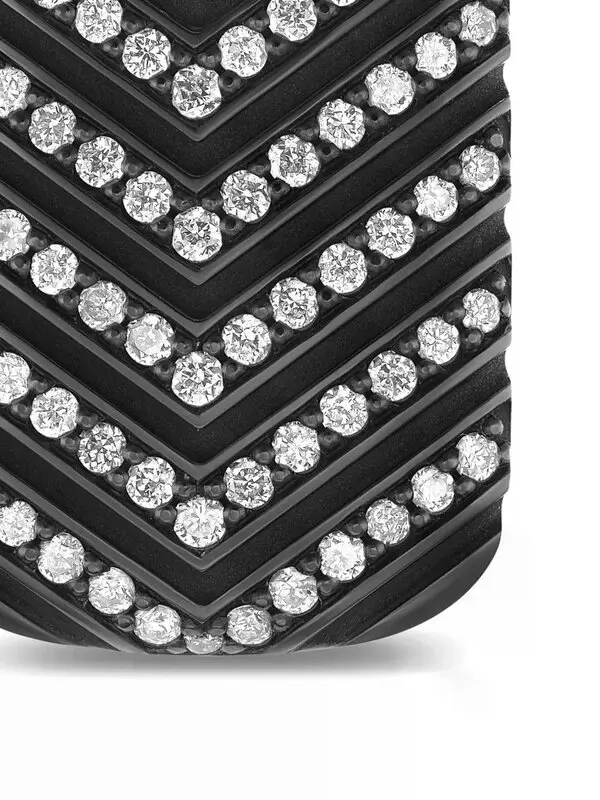 David Yurman Chevron Tag Necklace