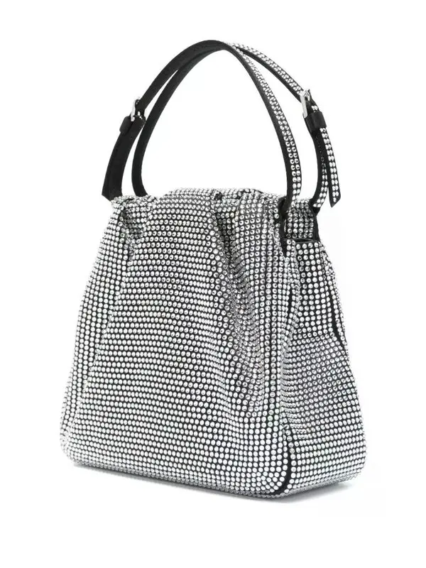 Amina Muaddi Vittoria Mini Bag - Black