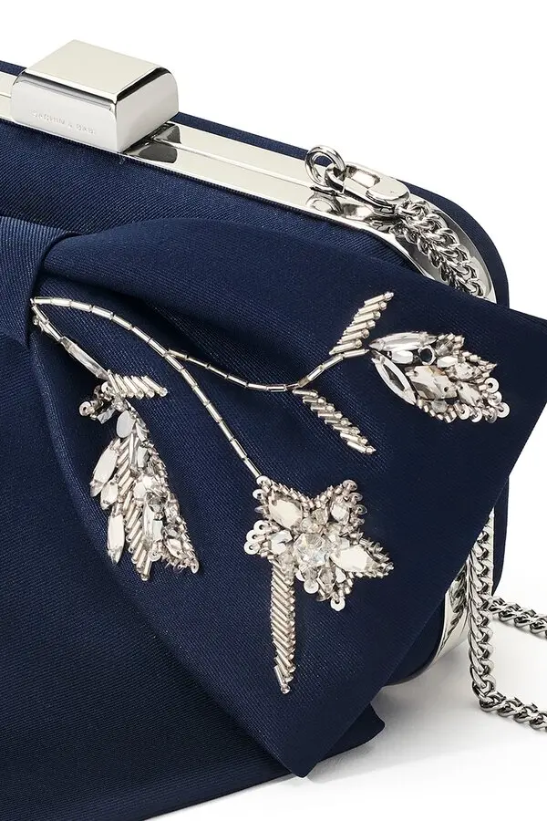 Sachin & Babi Embroidered Cupid's Clutch - Night Sky