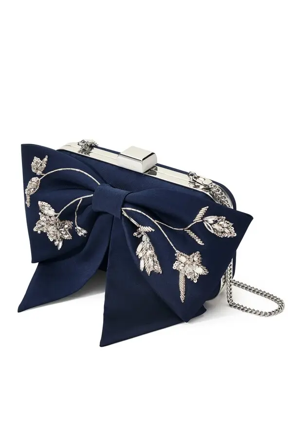 Sachin & Babi Embroidered Cupid's Clutch - Night Sky