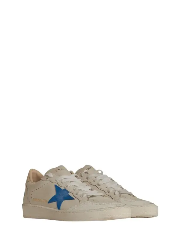 Golden Goose Sneakers In White/Bluette 4% Off Editorialist