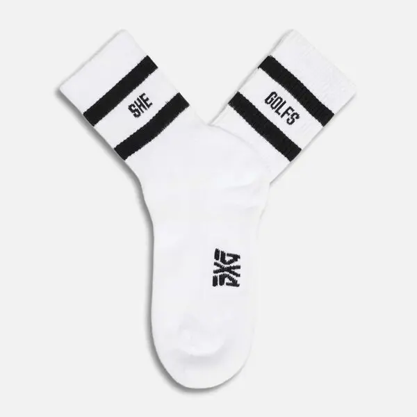 PXG Crew Socks - White