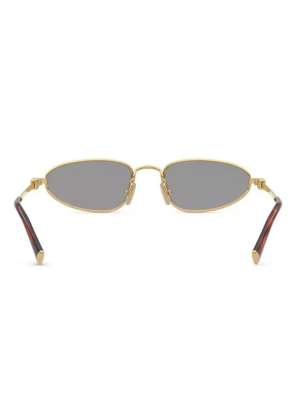 Miu Miu Mu A52s Sunglasses - Gold