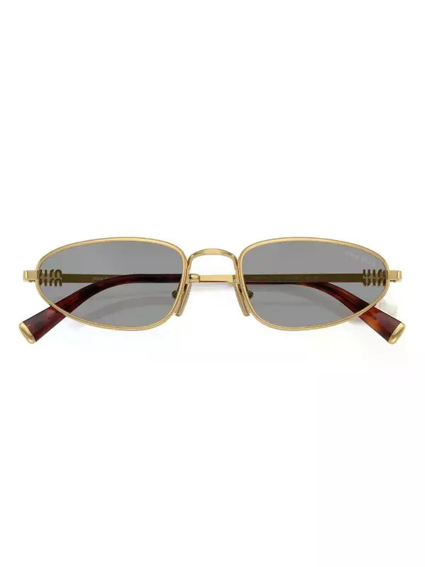 Miu Miu Mu A52s Sunglasses - Gold