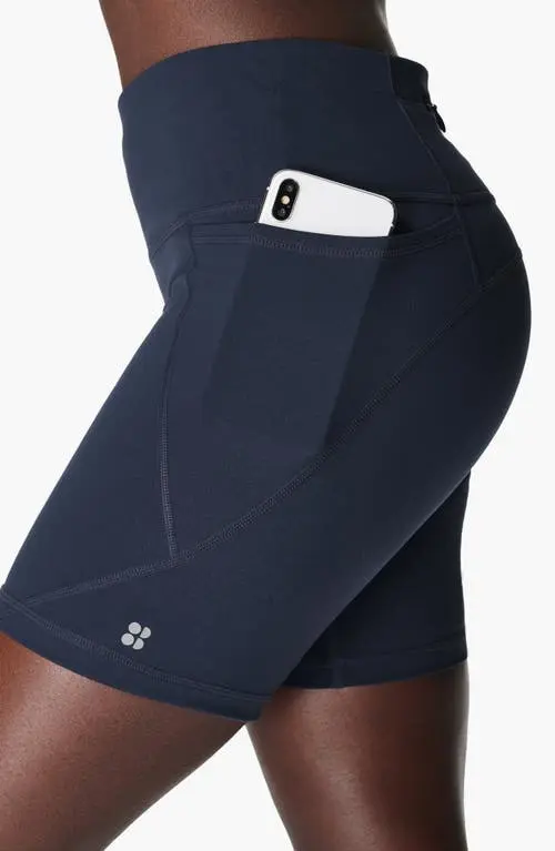 Sweaty Betty Power Bike Shorts - Navy Blue