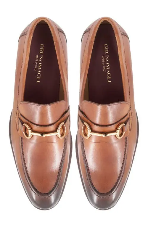 Bruno Magli Alessandro Bit Loafer - Brown Leather