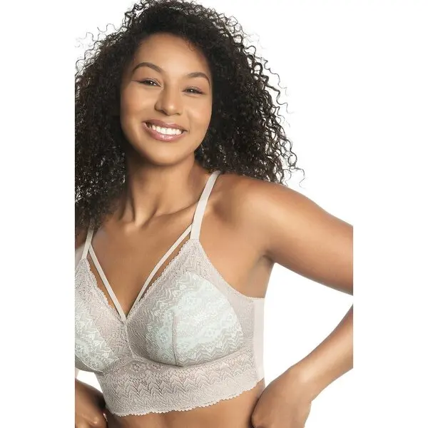 Parfait Mia Lace Wire-free Lace Bralette - Sandstone