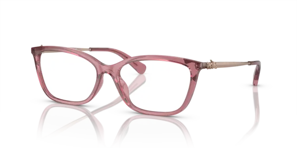 COACH Hc6146u Eyeglasses - Transparent Berry