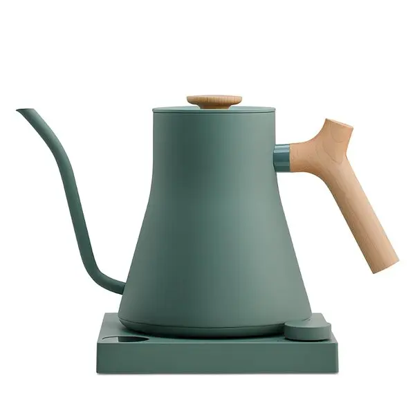 FELLOW Stagg Ekg Pro Matte Tea Kettle - Smoke Green/maple