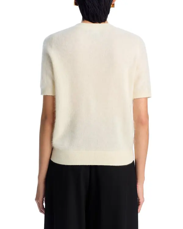Bloomingdale'S Short Sleeve Cashmere Sweater