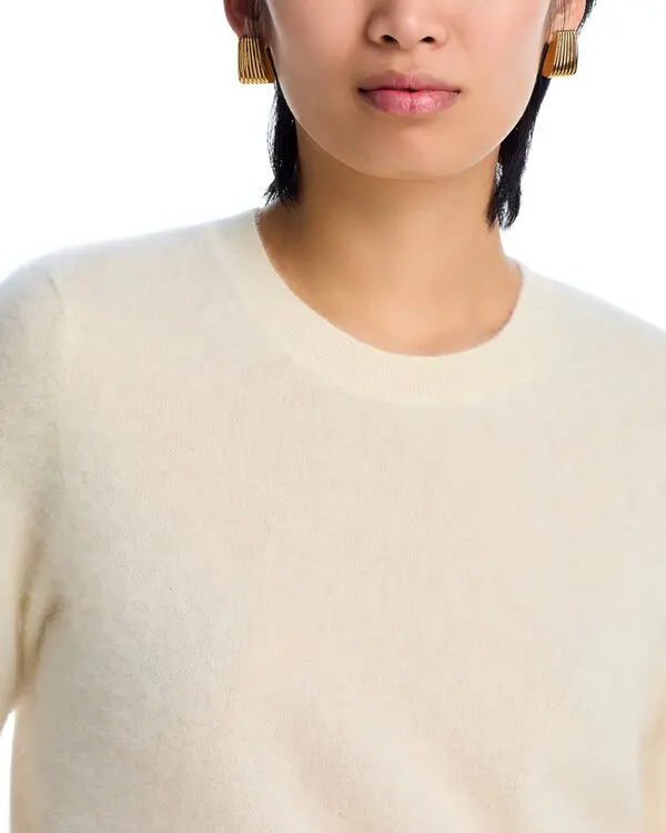 Bloomingdale'S Short Sleeve Cashmere Sweater