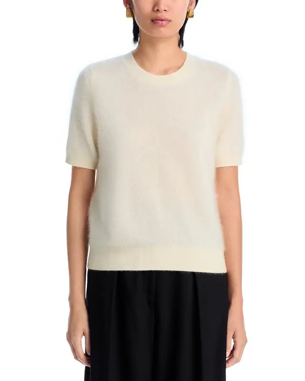 Bloomingdale'S Short Sleeve Cashmere Sweater