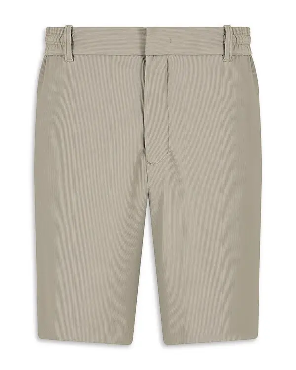 Emporio Armani Regular Fit Stretch Bermuda Shorts - Tan