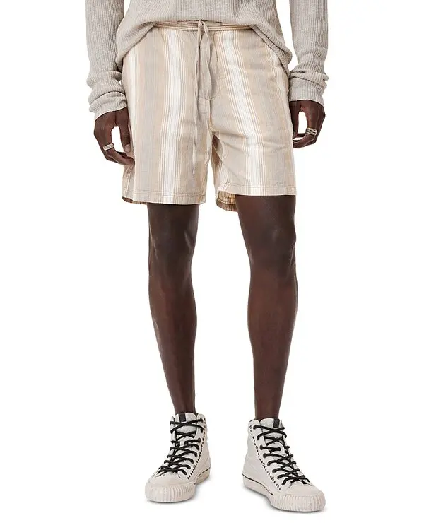 John Varvatos David Drawstring Shorts - Chalk