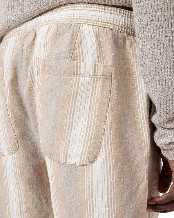 John Varvatos David Drawstring Shorts - Chalk