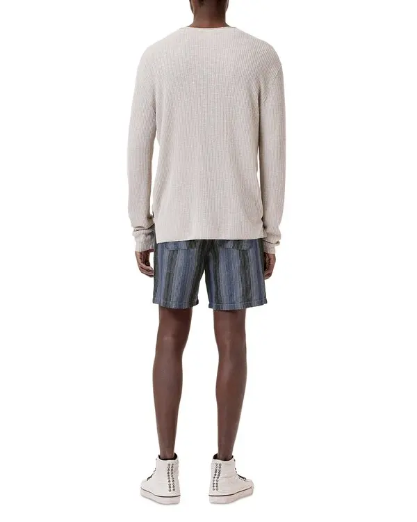 John Varvatos David Drawstring Shorts - Denim Heather