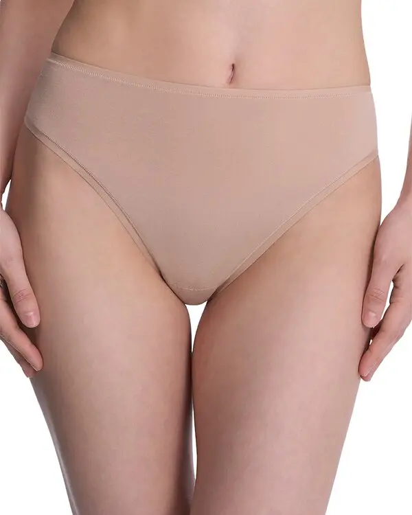 Natori Bliss Bare High Cut Brief - Cafe