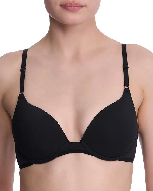 Natori Bliss Cotton Convertible T Shirt Bra - Black