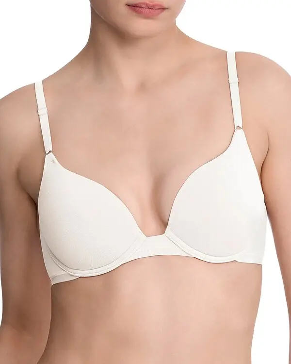 Natori Bliss Cotton Convertible T Shirt Bra - White