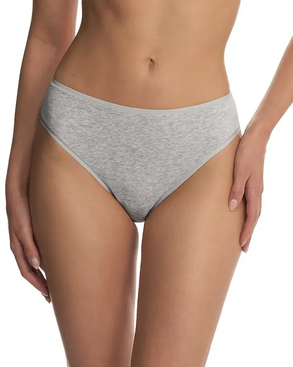 Natori Bliss Bare Thong - Light Heather Grey