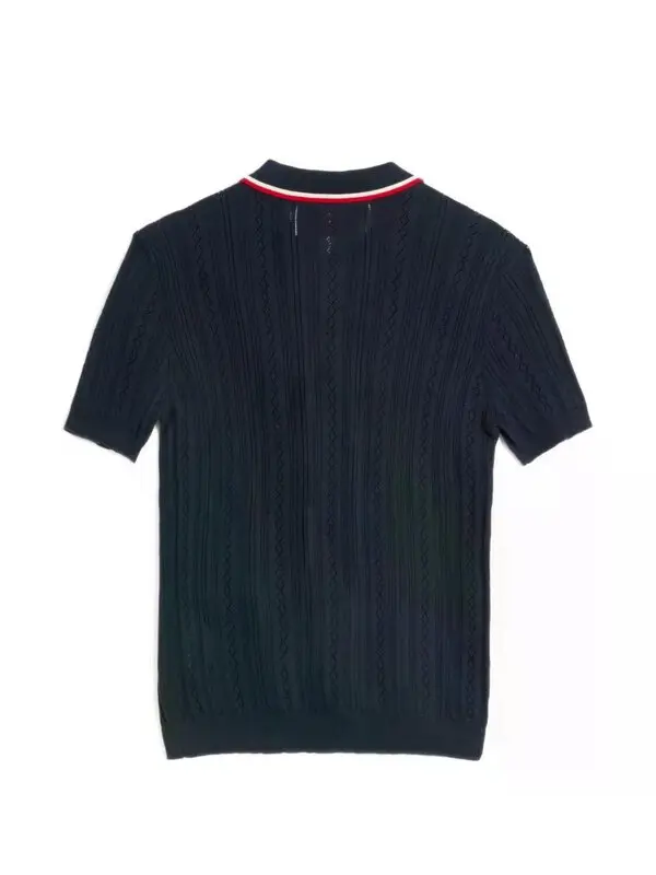 Valentino Garavani Navy Polo Shirt - Blue