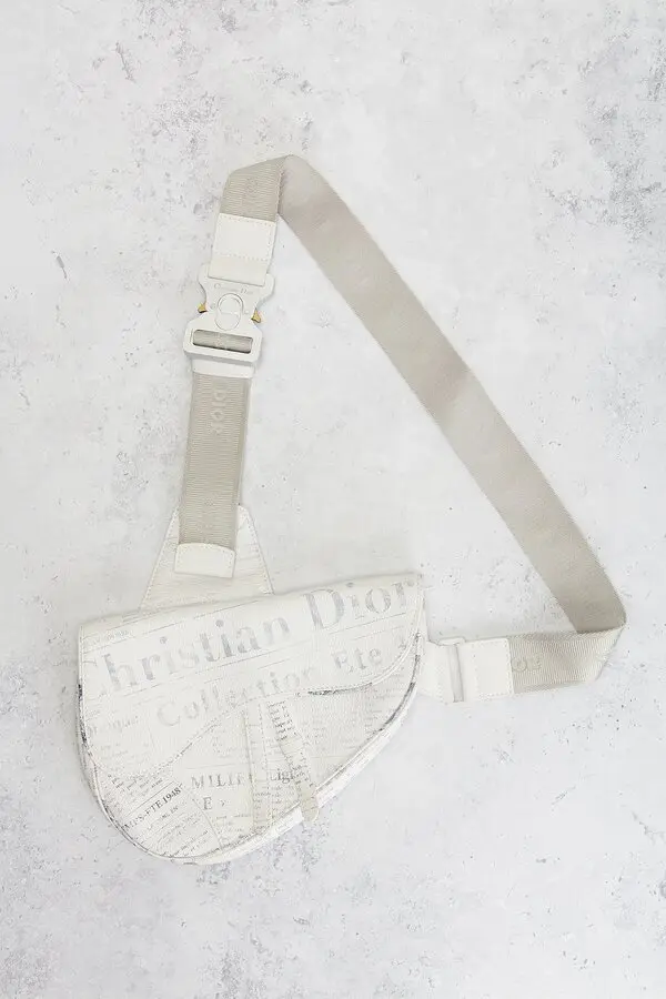 Dior Newspaper Saddle Bag